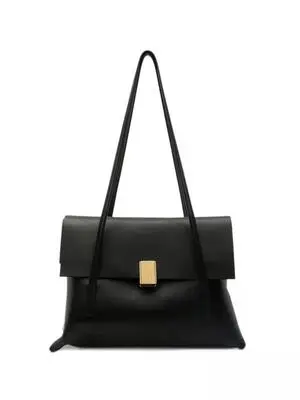 Khaite Soft Blake Logo-detail Shoulder Bag - Black