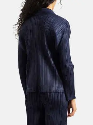 Issey Miyake Single-breasted Cropped Blazer