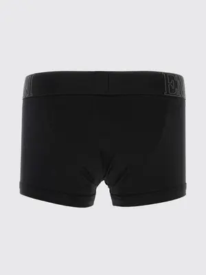 Emporio Armani Stretch Cotton Boxer Briefs With Logo Waistband