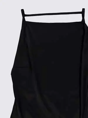 COURREGES Asymmetric Square-neck Crêpe Midi Dress