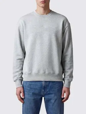 Alexander McQueen Crewneck Cotton Sweatshirt With Dropped Shoulders - Grey
