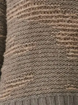 Fabiana Filippi Wool, Cashmere And Silk Blend Turtleneck With Dropped Shoulders - Grey