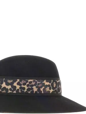 Borsalino Claudette Leopard-print Band Hat