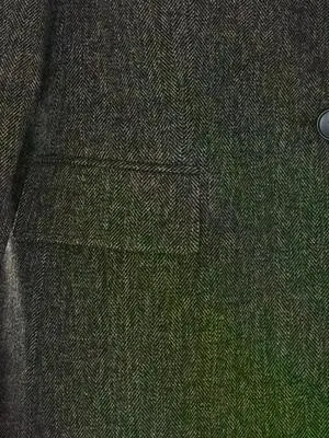 RUE DU BAC Herringbone Single-breasted Blazer