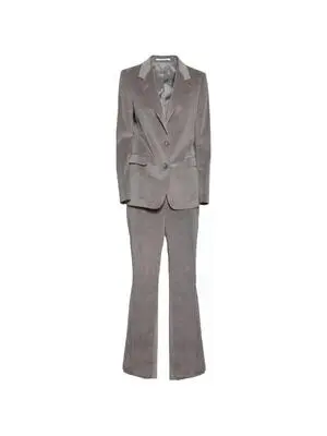 Tagliatore Corduroy-effect Suit - Grey