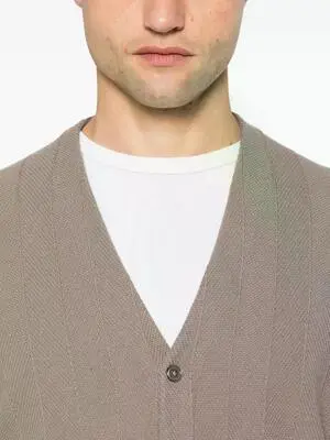 DIKTAT Button-up Cardigan - Neutrals