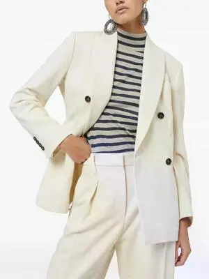 Brunello Cucinelli Double-breasted Wool Blazer