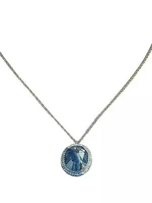 SWAROVSKI Rhodium-plated Crystal-pendant Necklace