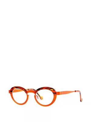 THEO EYEWEAR Burner Round-frame Glasses