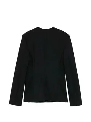 Chiara Boni La Petite Robe Hester Double-breasted Collarless Jacket