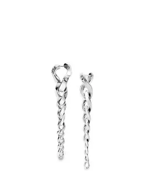 DIESEL® Stainless Steel Drop Earrings