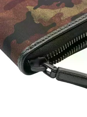 Prada 2010-2026 Tessuto Camouflage Wallet Long Wallets