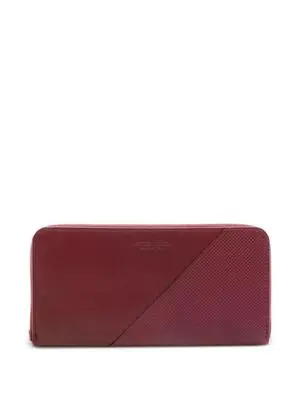 Bottega Veneta 2010-2026 Leather Marco Polo Zip Around Wallet Long Wallets - Red