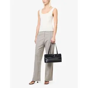 ST. AGNI Ballerina Scooped-back Cotton Top