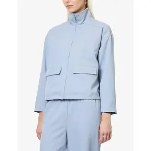 4TH & RECKLESS Hugo Funnel-neck Woven Jacket