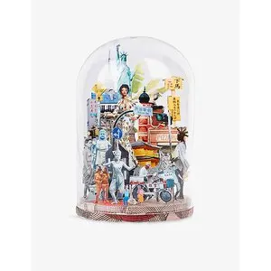 CHARLOTTE BOURRUS Travel The World Small Glass Snow Globe - Multi