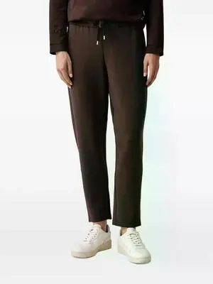 JOOP! Logo-embroidered Drawstring Track Pants - Brown