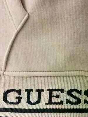 Guess Logo-patch Zip-up Hoodie