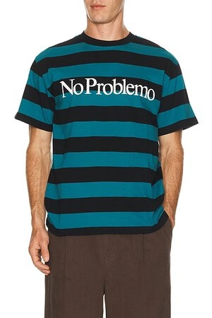 NO PROBLEMO Stripe Short Sleeve Tee - Multi