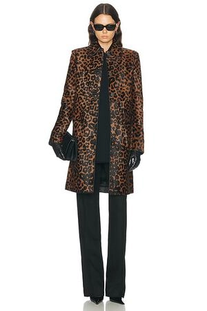 TOTEME Pony Hair Coat - Leopard