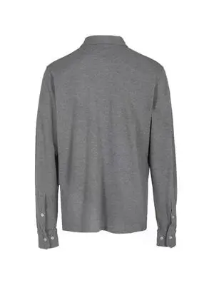 Hartford Chest-pocket Long-sleeve Polo Shirt