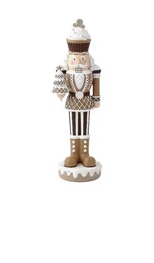 POPPY LANE Small Gingerbread Nutcracker - Multi