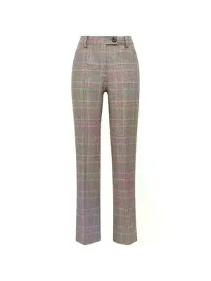 Malìparmi Check-print Tailored Trousers