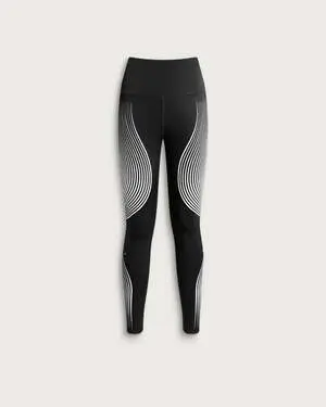 Nike High-waisted Full-length Running Leggings In | Size: | Polyester/elastane | End Clothing - Black/silver