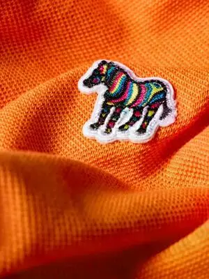 Paul Smith Zebra-patch Piqué Polo Shirt