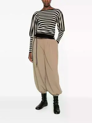Paloma Wool Striped Balloon-sleeve Sweater