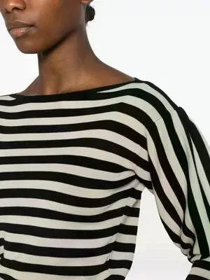 Paloma Wool Striped Balloon-sleeve Sweater