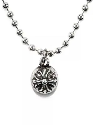 Chrome Hearts Inverted Ch Plus Ball-chain Necklace