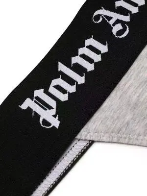 Palm Angels Logo-trim Stretch-cotton Thong