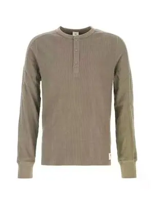 SKIMS Waffle-knit Henley T-shirt - Neutrals