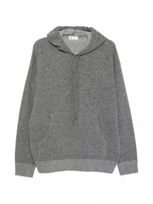 ROBERTO COLLINA Drawstring-hoodie Knitted Hoodie