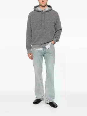 ROBERTO COLLINA Drawstring-hoodie Knitted Hoodie