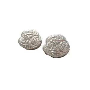 RELIC Boudica Double Moon Stud Earrings - Silver