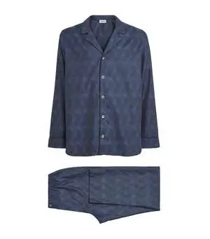 Zimmerli Cotton Jacquard Luxury Pyjama Set