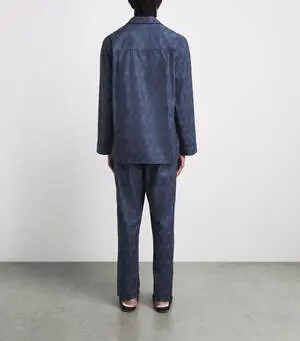 Zimmerli Cotton Jacquard Luxury Pyjama Set