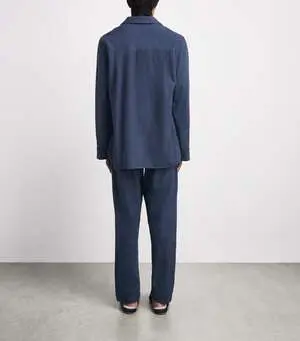 Zimmerli Cotton-merino Flannel Pyjama Set