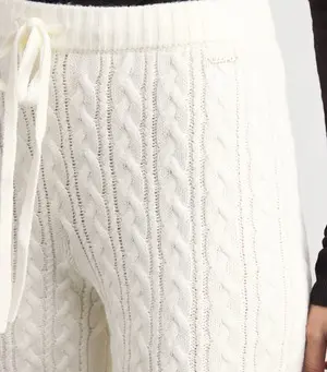 SKIMS Cable-knit Straight Trousers