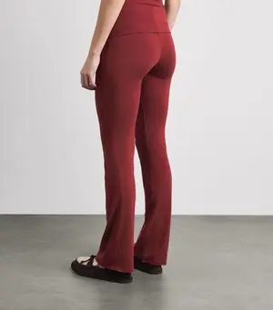 SKIMS Cotton-blend Foldover Trousers
