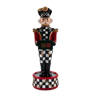 MACKENZIE-CHILDS Countdown Musical Nutcracker Ornament - Red
