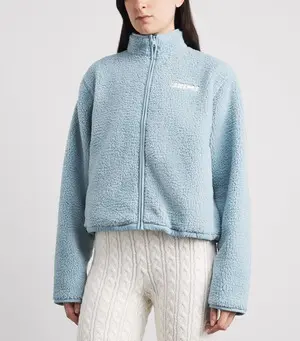 SKIMS Teddy Boxy Zip-up Jacket
