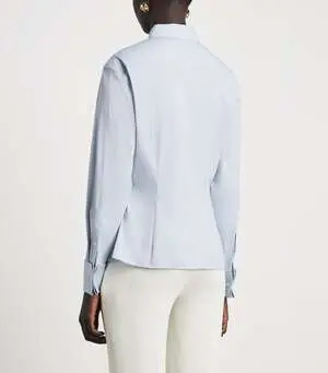 Theory Cotton-blend Tailored Cutaway Shirt