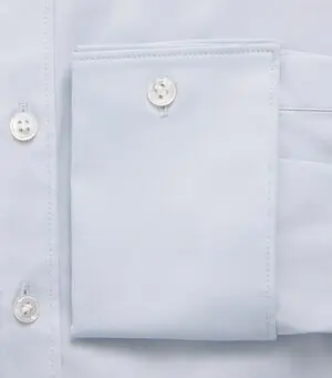 Theory Cotton-blend Tailored Cutaway Shirt
