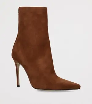 ANDREA WAZEN Suede Valentina Ankle Boots 105