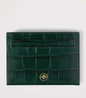 Mulberry Croc-embossed Leather Continental Card Holder