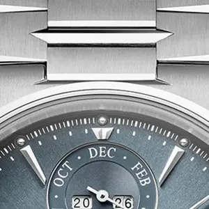 JAEGER-LECOULTRE Stainless Steel Master Control Chronometre Perpetual Calendar Watch