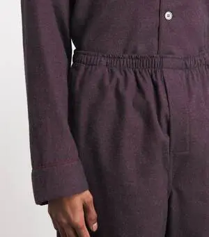 Derek Rose Cotton-cashmere Arley Pyjama Set